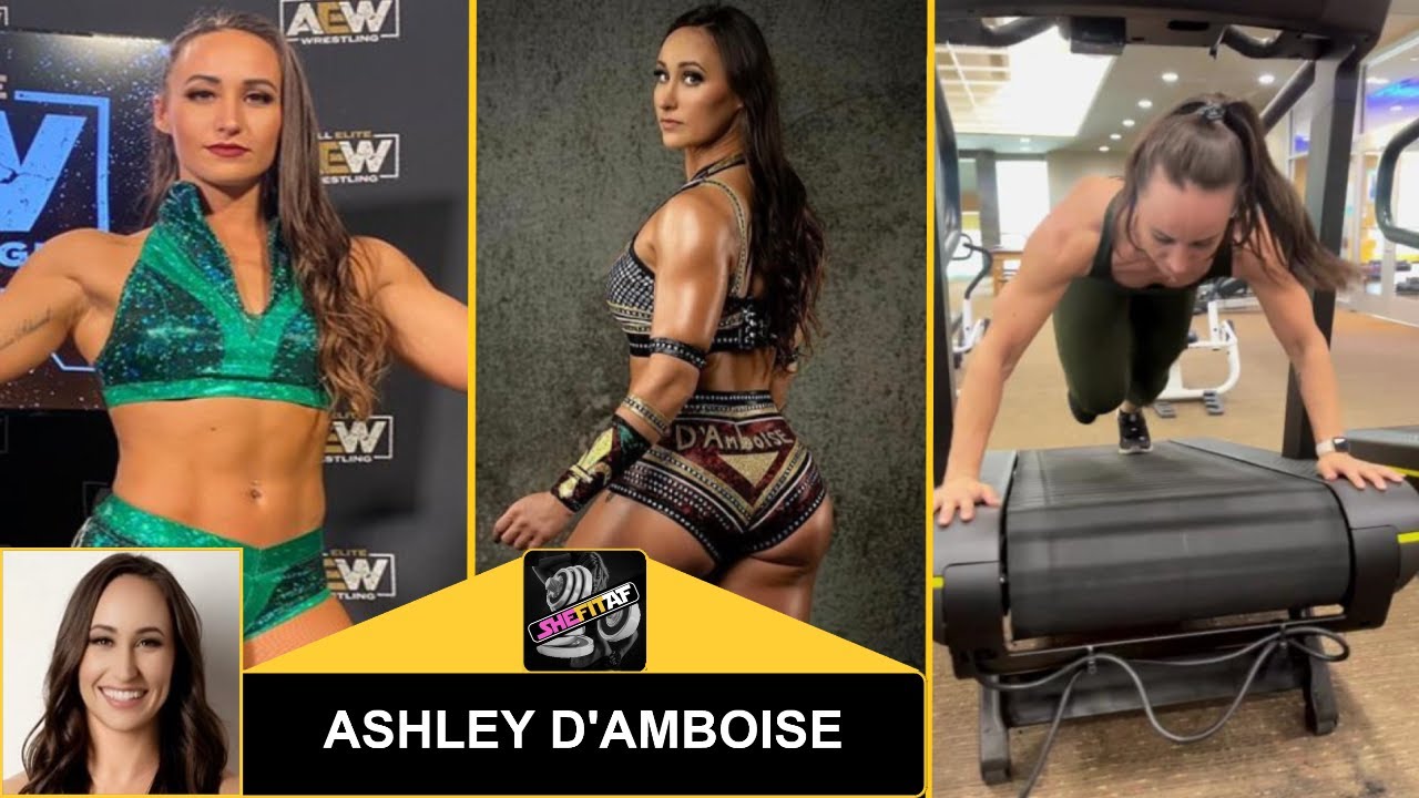 Ashley D'Amboise #1 - Watch This AEW Star Perform Some Interesting Workout Routines - YouTube