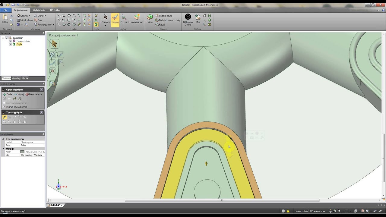 DESIGNSPARK MECHANICAL - poradnik projektowanie 3D - cz. 3 - dekielek ...