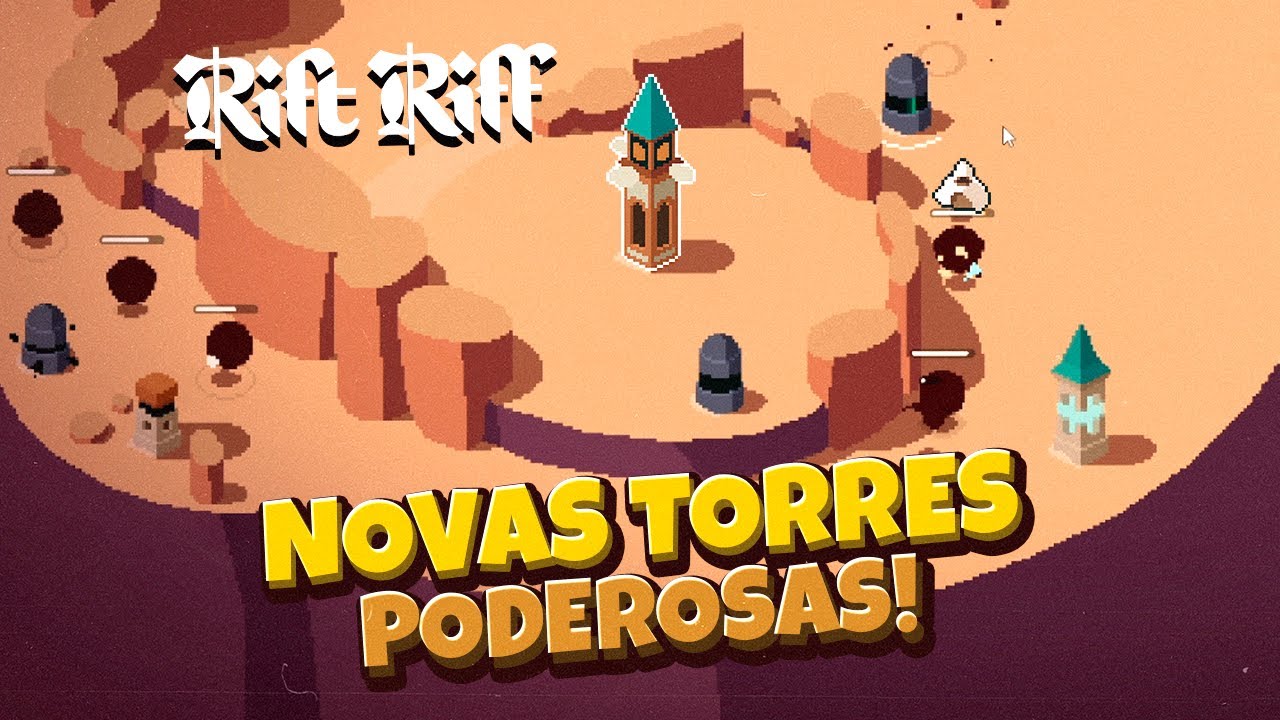 Liberando MAIS TORRES no Rift! Tower Defense MINIMALISTA | Rift Riff ...