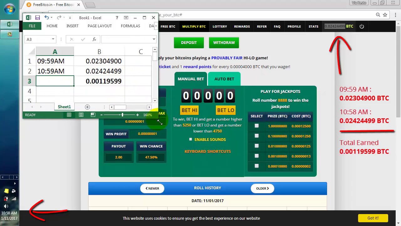 Freebitco.in 2017 Trick - YouTube