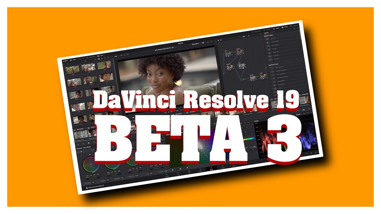 DaVinci Resolve 19 BETA 3 out (update and get new features) - YouTube
