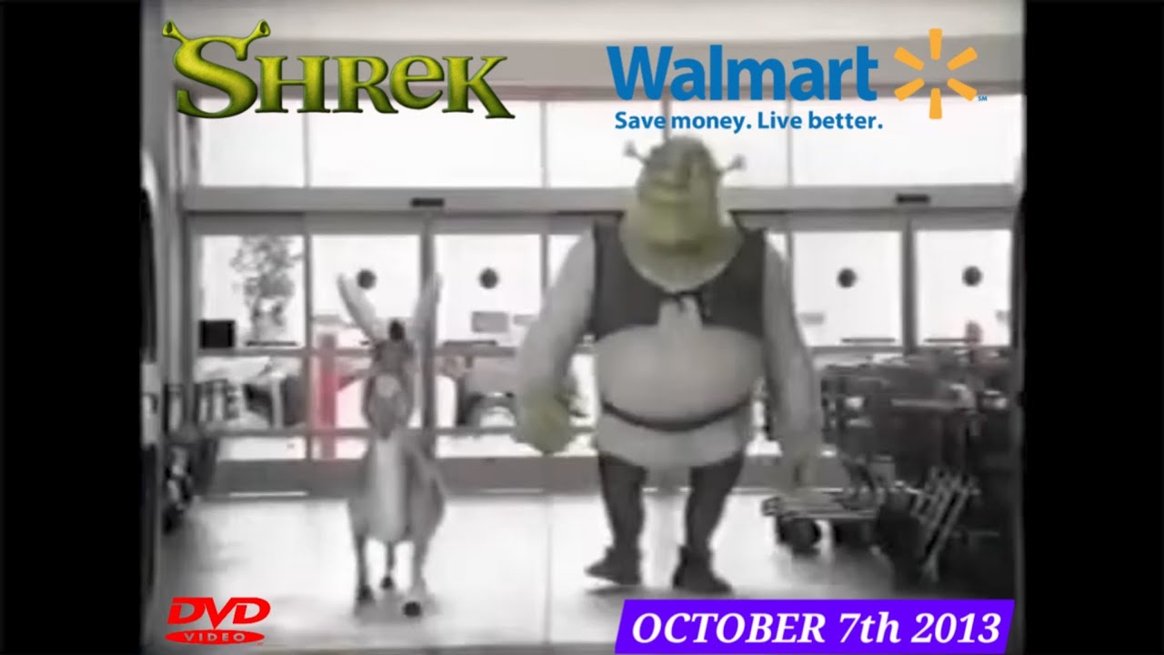 Shrek (2001) - 5 Deleted Walmart Commercials (2013) - Ending Scene (13 ...