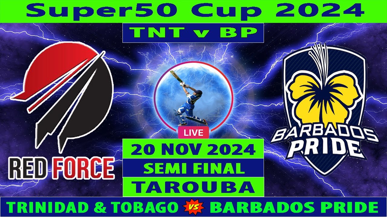 Barbados Pride vs Trinidad and Tobago | BP vs TNT | Semi Final of ...