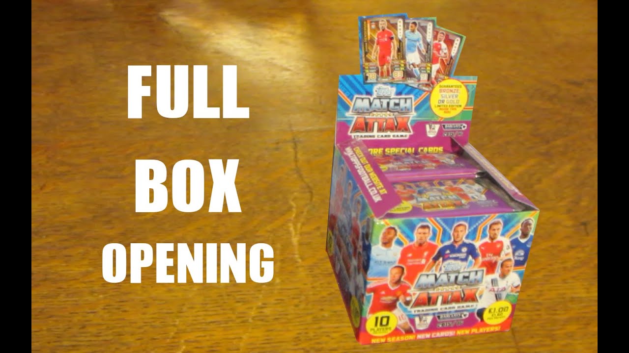 Match Attax 2015/16 BOOSTER BOX OPENING - YouTube