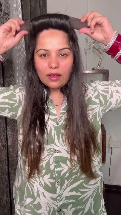 Tried the viral heatless curls… here’s the real result! #heatlesscurls #viralshort #curls # ...