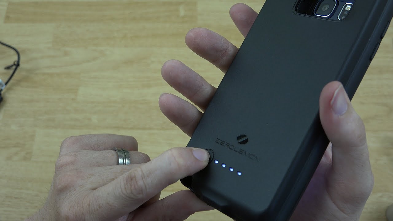 ZeroLemon Samsung Galaxy Note 5 8500mAh Extended Battery Case - YouTube