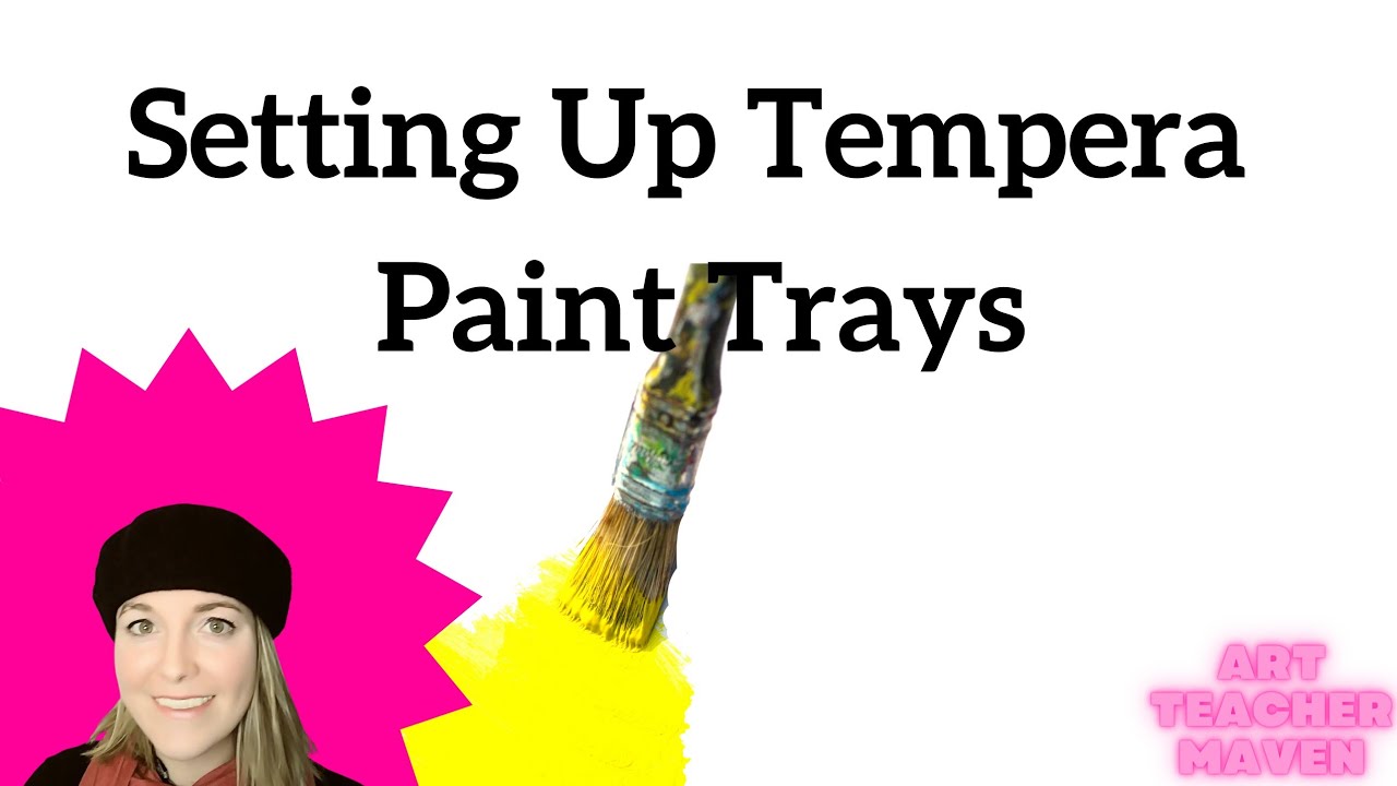 Setting up Tempera Paint Trays for the classroom | Organization | Art ...