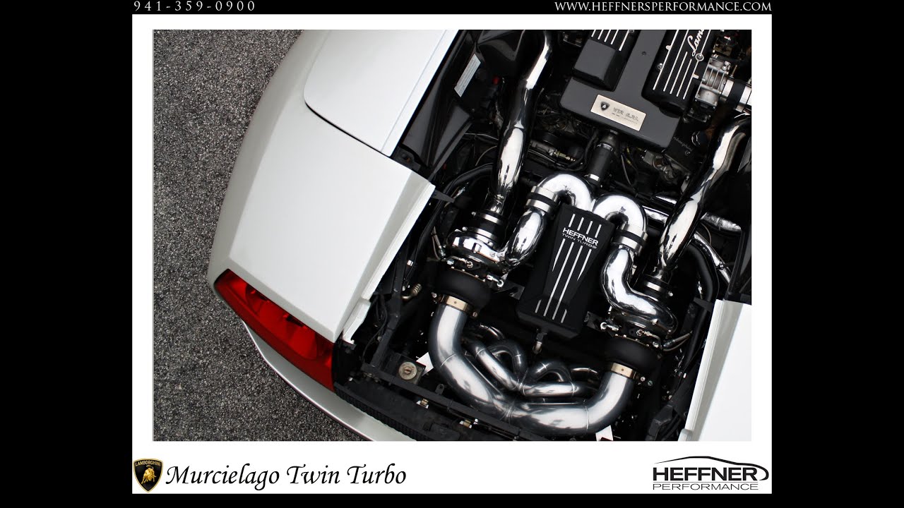 Heffner Performance 1100 WHP Twin Turbo Lamborghini Murcielago Dyno ...