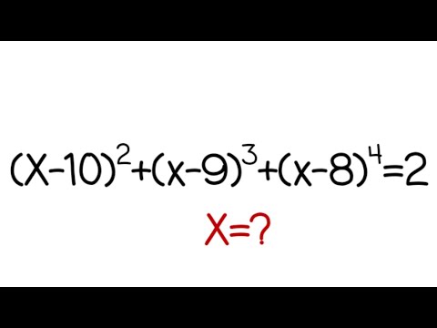 A simple trick on how to solve a quartic equation - YouTube