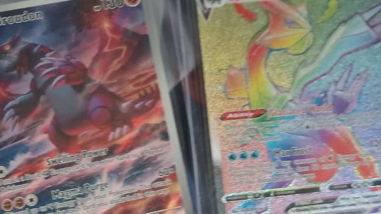 Showing pokemon cards and a 1989 baseball card - YouTube