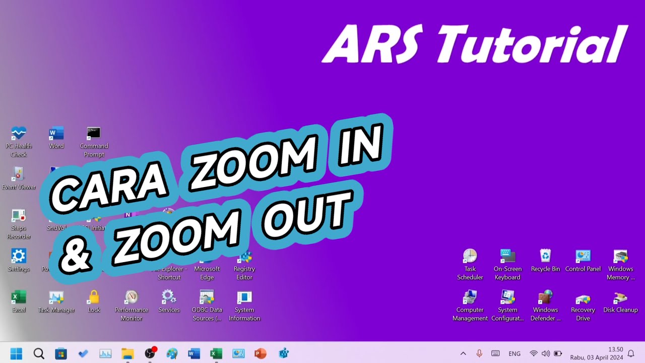 Tutorial Zoom In Dan Zoom Out di Laptop Windows 11 (Saya Jelaskan 2 ...
