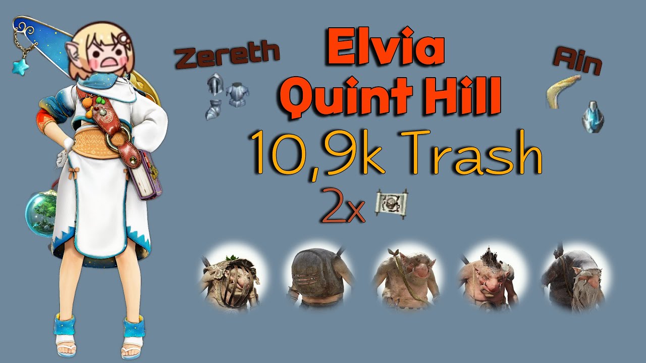 Elvia Quint Hill/Troll Habitat Shai 10,9k+ Trash (2xLS/2xBuff)MIN-MAX ...