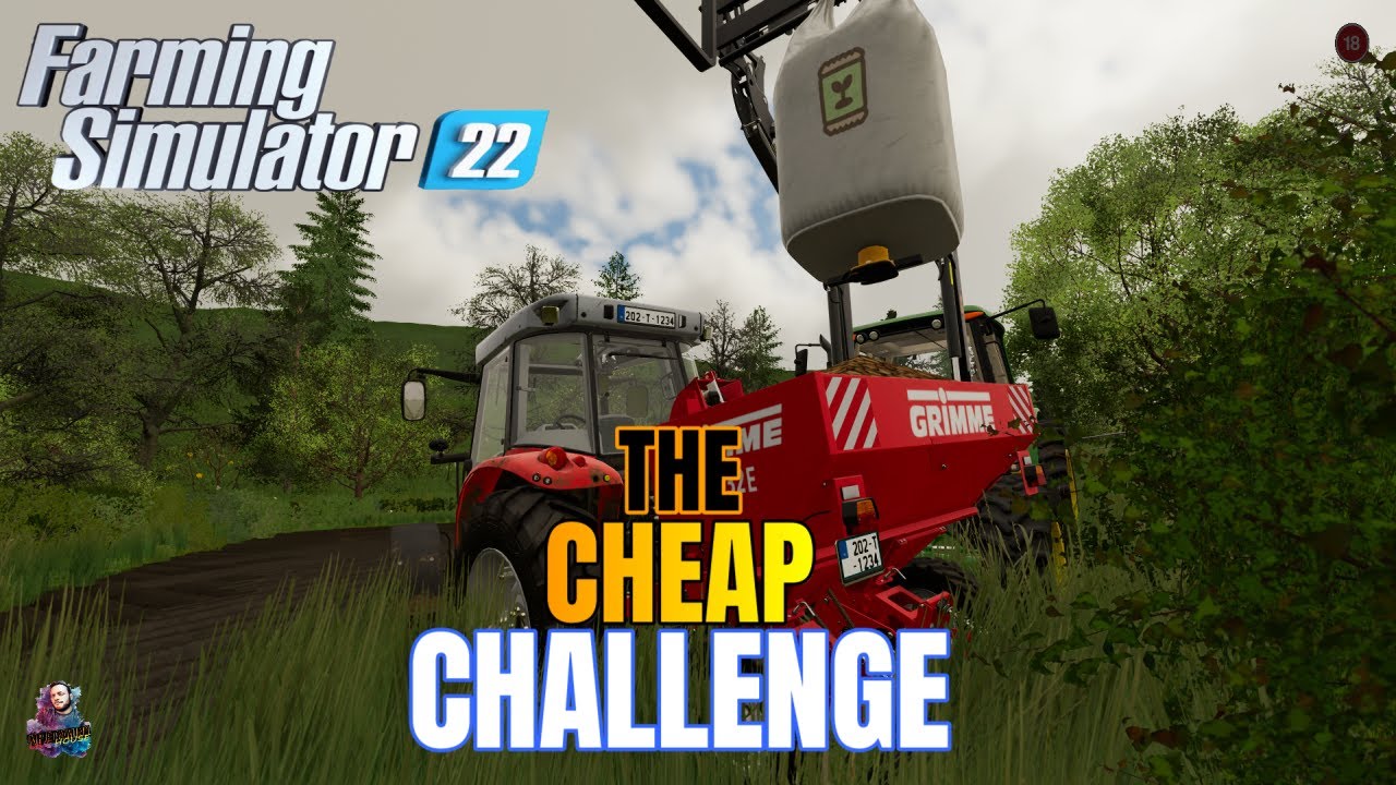 THE CHEAP CHALLENGE, FARMING SIMULATOR 22, EP 14 - YouTube
