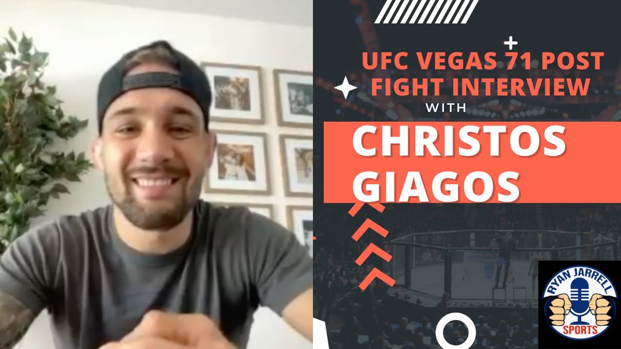 Christos Giagos on UFC Vegas 71 win & evolution at Kill Cliff. - YouTube