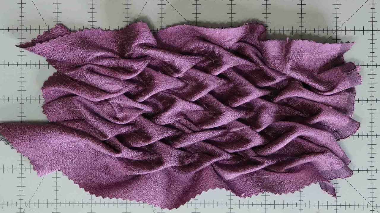 How to sew Arrowhead Smocking, aka Dragon scale smocking with FREE ...