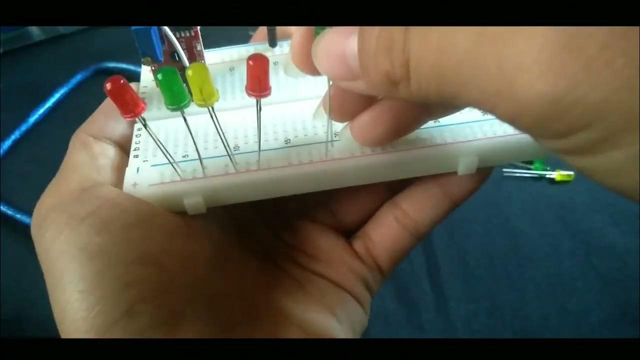 VOICE RECOGNITION SOUND SENSOR LED's I ARDUINO - YouTube