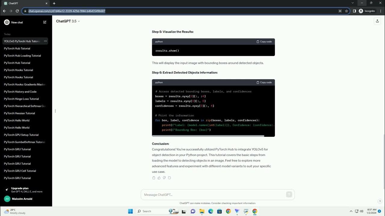 pytorch hub yolov5 - YouTube