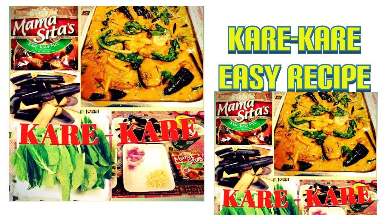 KARE-KARE Recipe ( easy) - YouTube