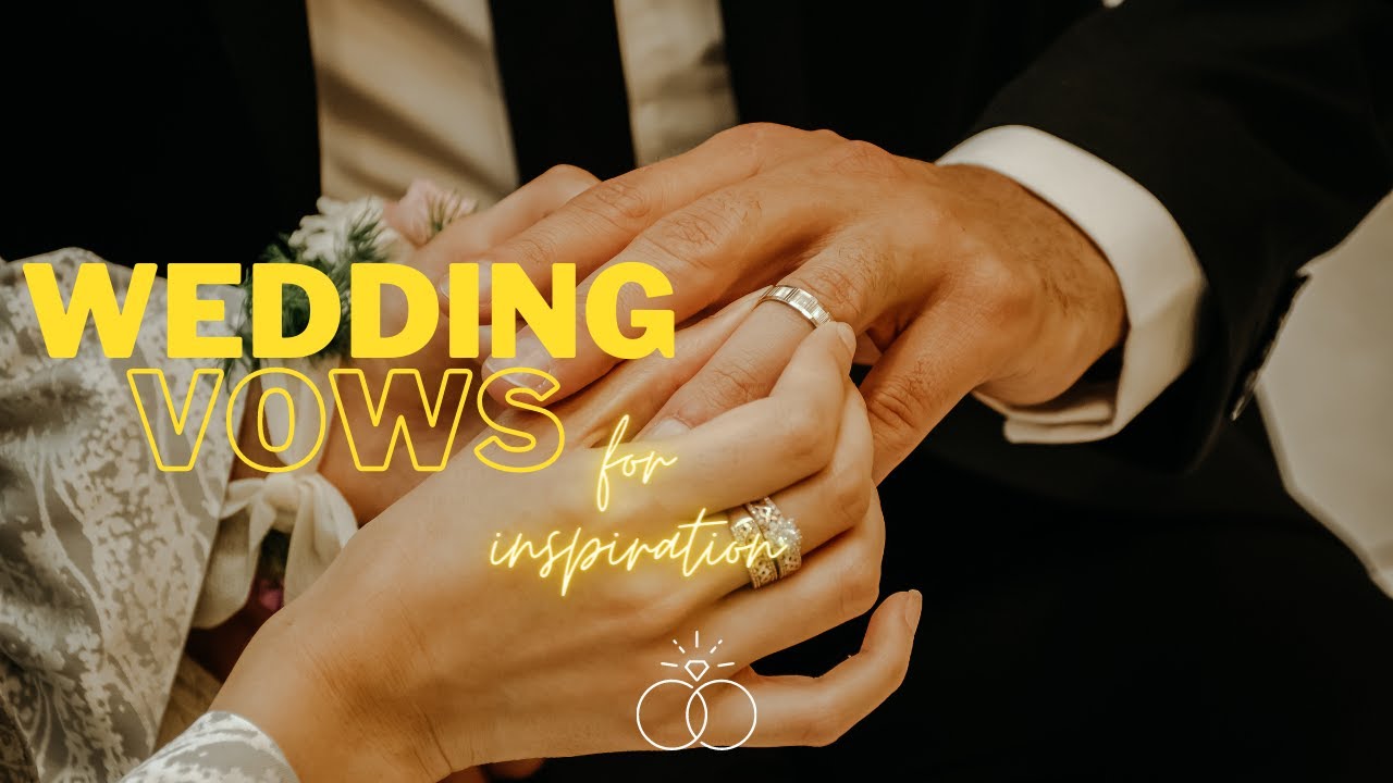 Promises of Forever: Witness the Most Touching Wedding Vows - YouTube