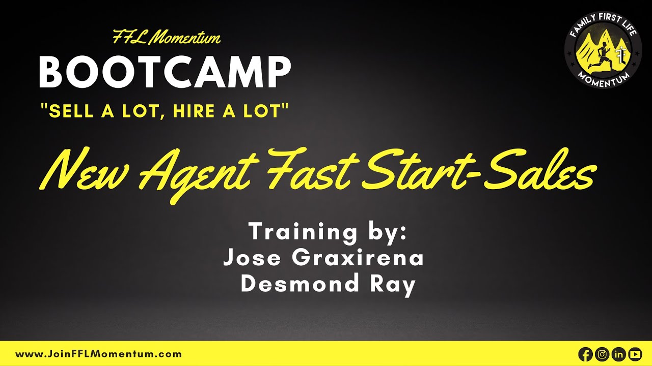 New Agent Training: Fast Start-Sales - YouTube