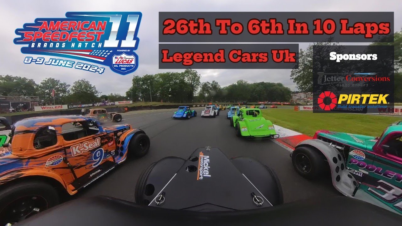 Legend Cars Racing At Brands Hatch American Speedfest 2024 Onboard ...