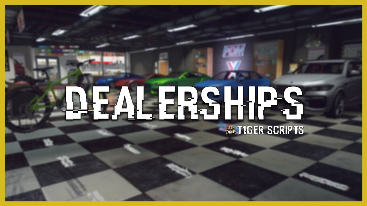 FiveM Dealerships [ESX] | T1GER - YouTube