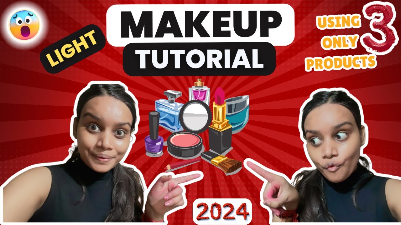 Light Makeup Tutorial | Using 3 Products Only🤯| Super Budget Friendly ...
