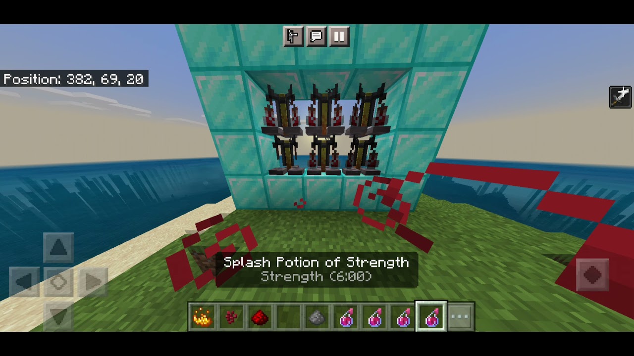 How to Brew a splash and normal potion of Strength (1 and 2 ) - YouTube