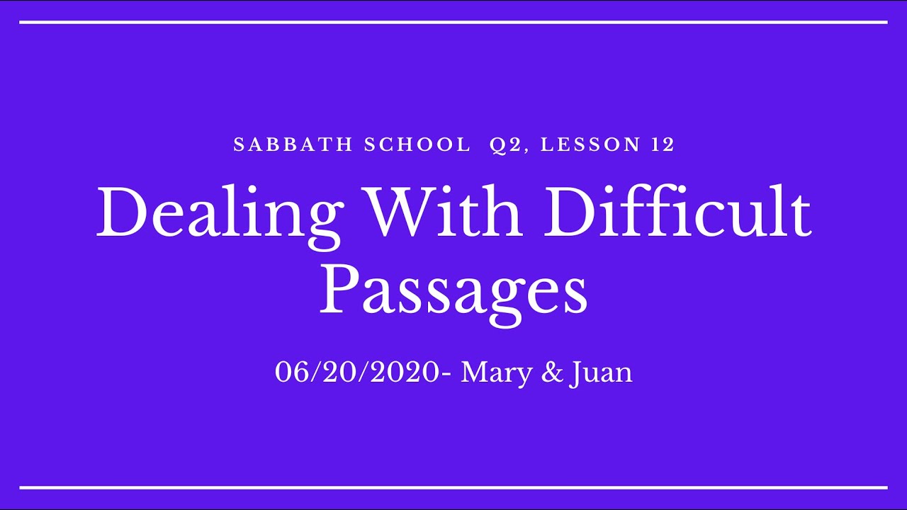 Lesson 12 Dealing With Difficult Passages YouTube lesson-12-dealing-with-difficult-passages-youtube