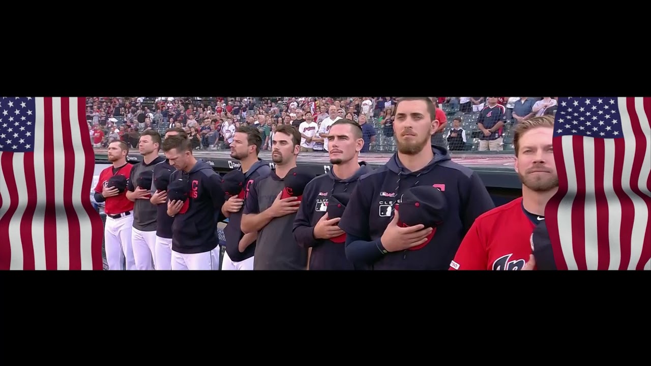 KERRY RENNER - NATIONAL ANTHEM @ PROGRESSIVE FIELD 2019 - YouTube