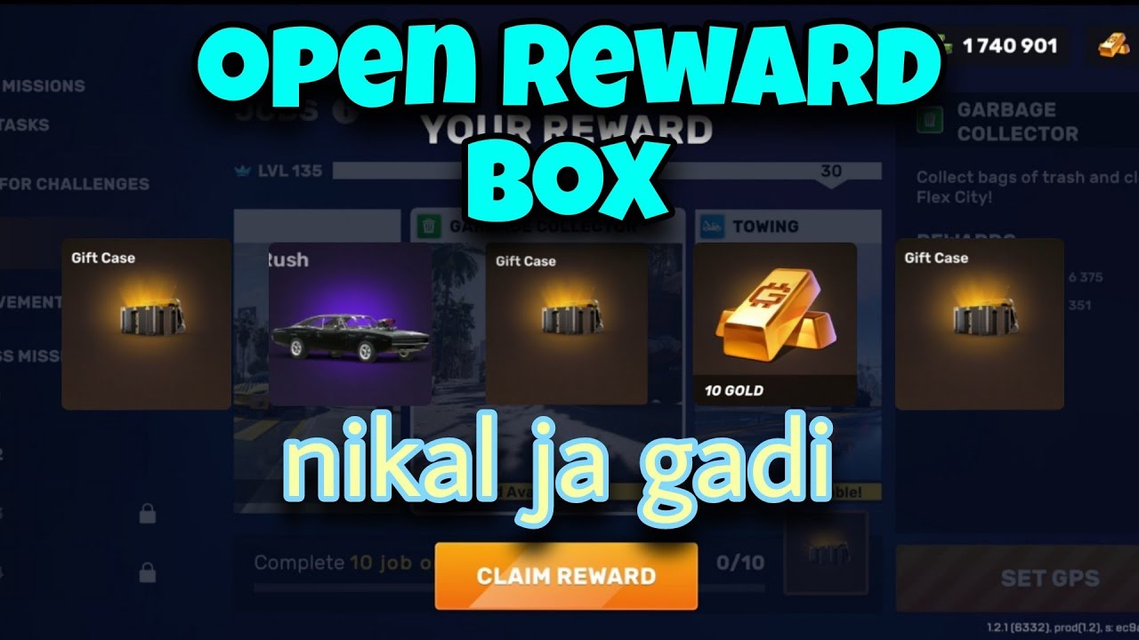 Open reward box for new car || Comeback Gamer #flexcity - YouTube