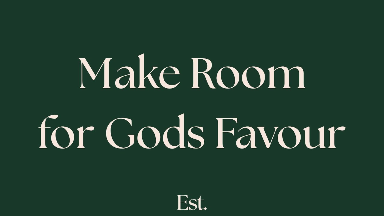 Make Room For God's Favour | Daniel Taylor | Sunday Service | October ...