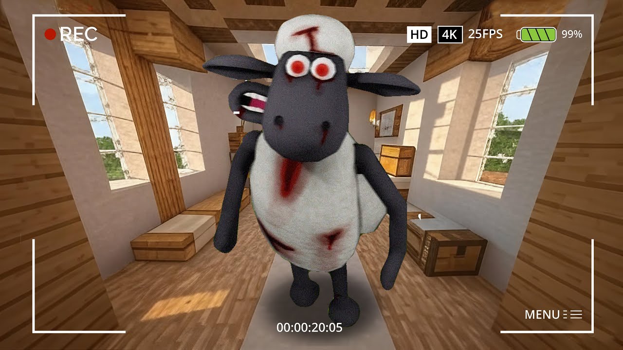 KOYUN SHAUN.EXE GÜVENLİK KAMERALARINA YAKALANDI ! - Minecraft - YouTube