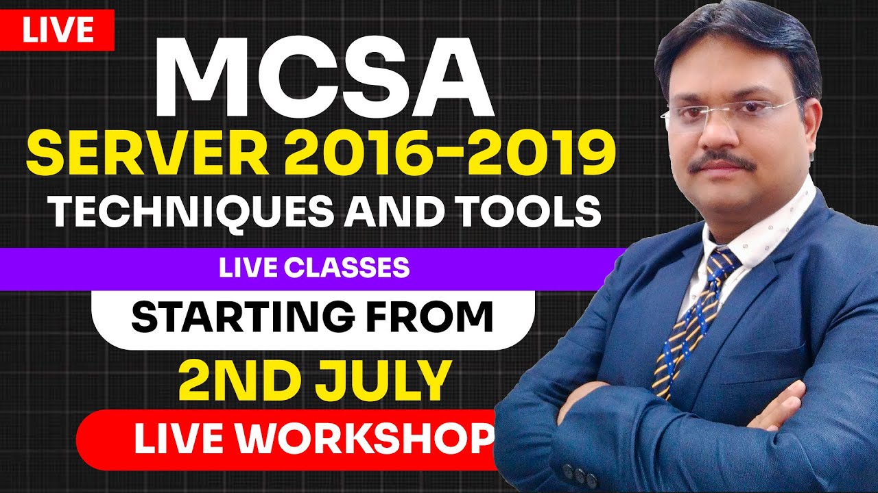 Unlocking MCSA Server 2016-2019: Techniques and Tools | New Batch Starting | TGM Infotech Pvt ...