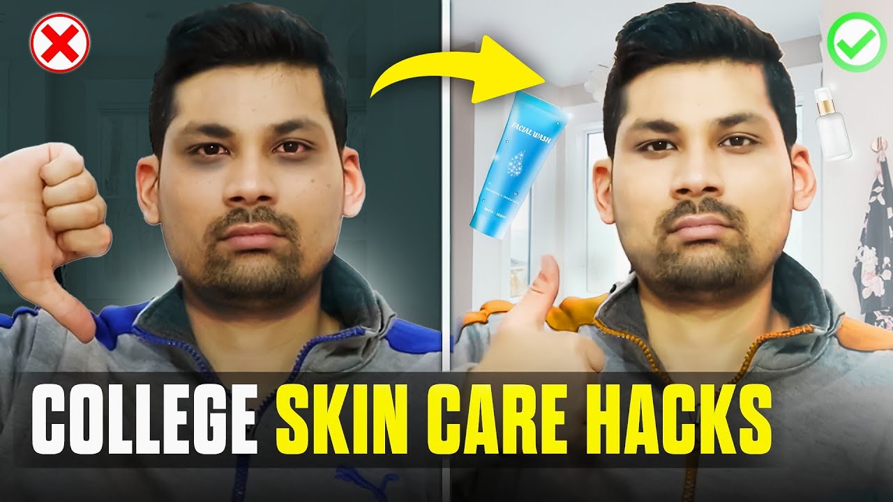 COLLEGE SKIN CARE ROUTINE 2024 | REMOVE ACNE , TANNING & DARK SPOTS ...