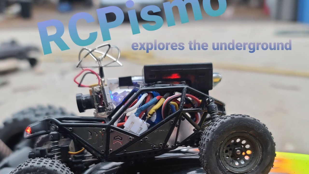 We go Underground! FPV 1/32 scx24 upgrades fpv fatshark rc 4wd - YouTube