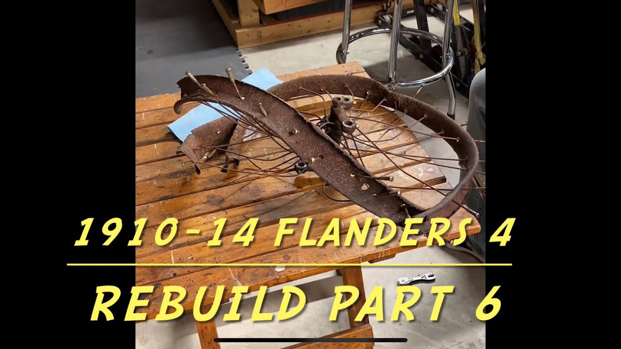 1910-14 FLANDERS 4 PART 6 MOTORCYCLE REBUILD #restore #vintage #rider # ...