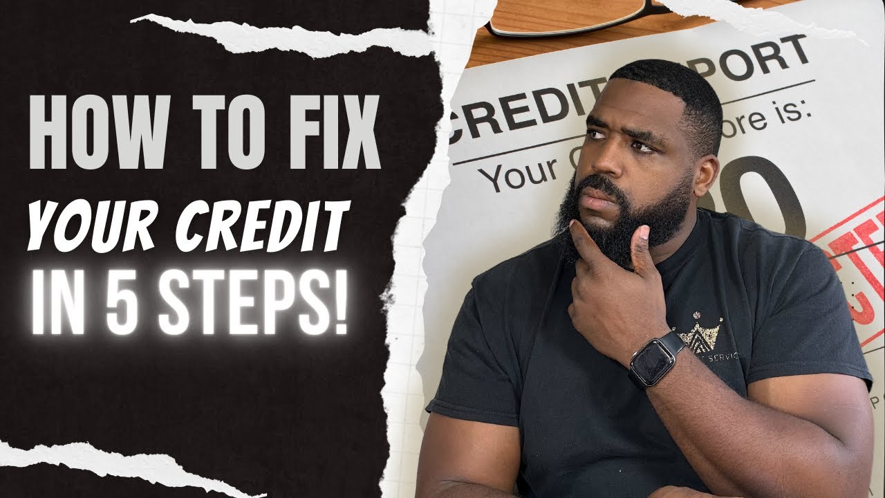 How to fix your credit in five steps!🧐 - YouTube