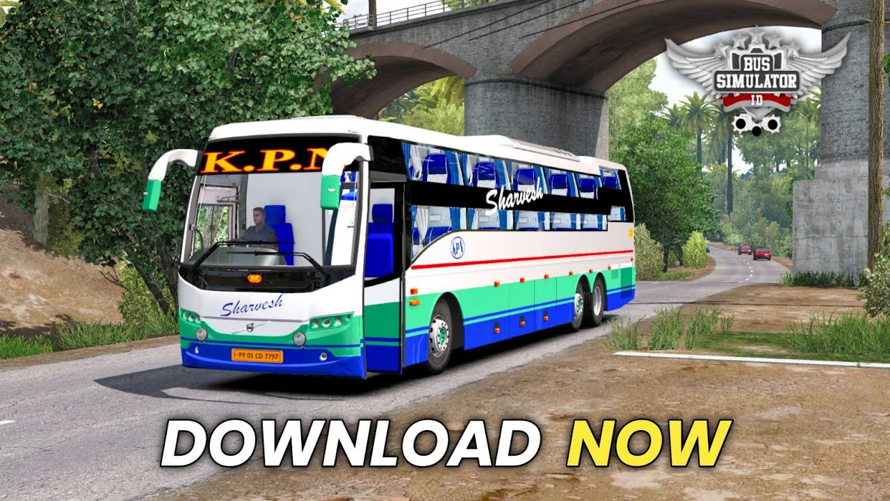 KPN Travels Volvo B9R Bus download for Bussid - YouTube