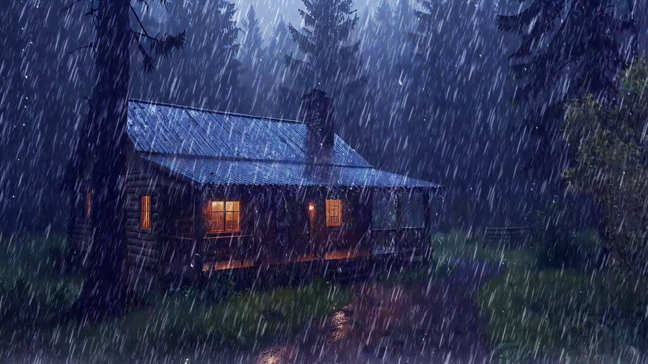 PERFECT RAIN Sounds For Sleeping, RELAXING ~ Rain And Thunder Sounds ...