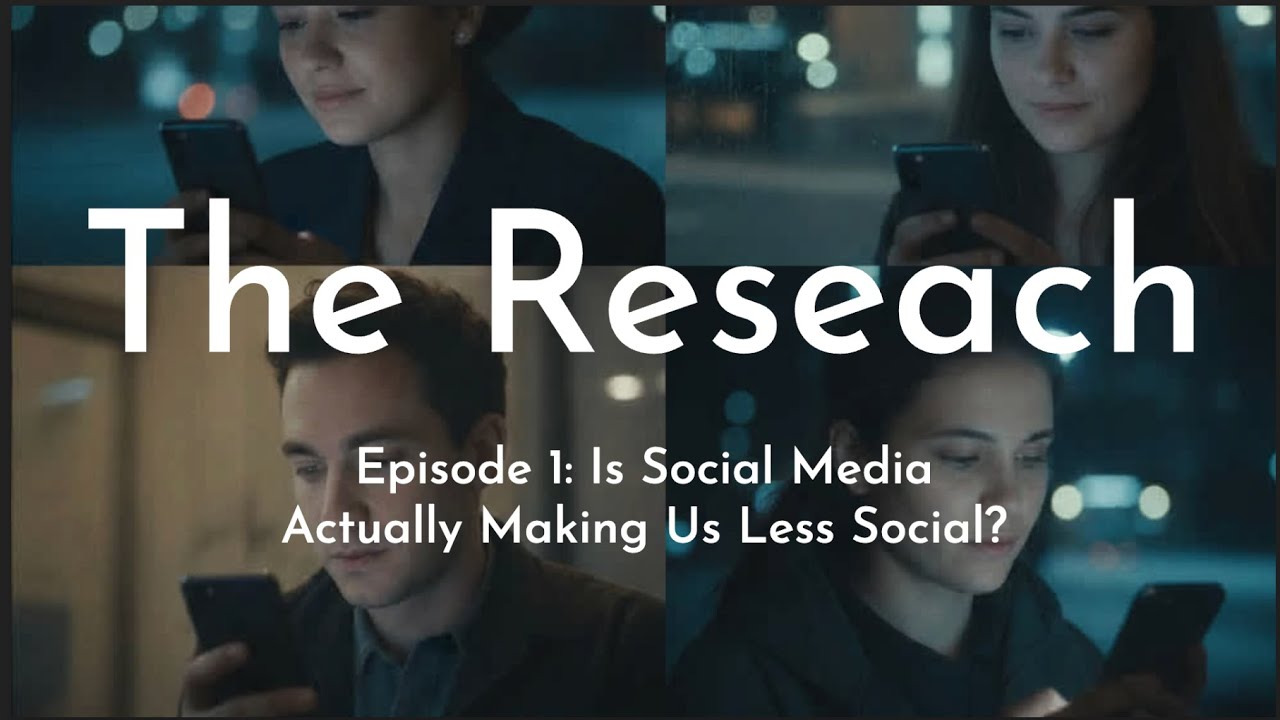 Is Social Media Actually Making Us Less Social? | The Research - YouTube