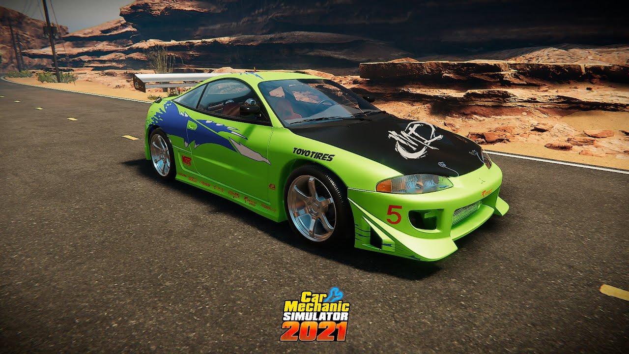 Mitsubishi Eclipse (Fast and furious) (Restoration/Boost/Drag-Race) Car ...