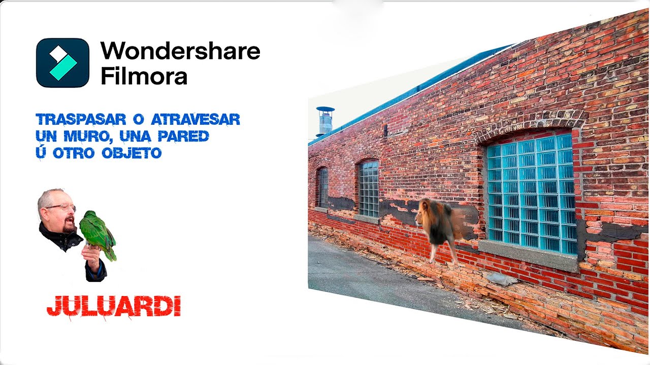 FILMORA: Como atravesar o traspasar una pared. - YouTube