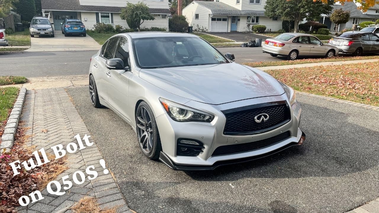 FBO Infiniti Q50S with ark grip exhaust (POV) - YouTube