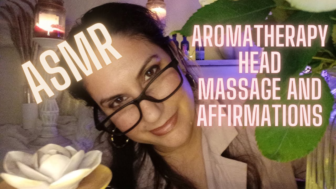 [ASMR] relaxing aromatherapy head massage #soothingrelaxation # ...