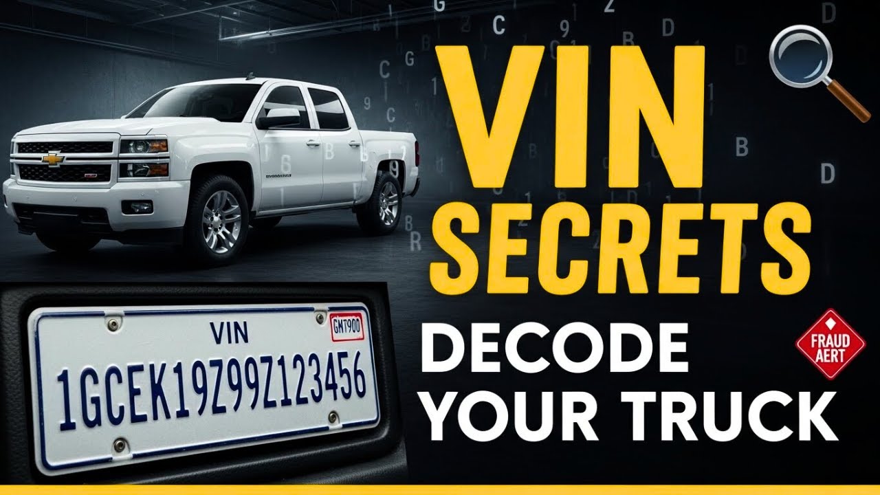 What Your SILVERADO's VIN Number REALLY Tells You! 🔍 - YouTube