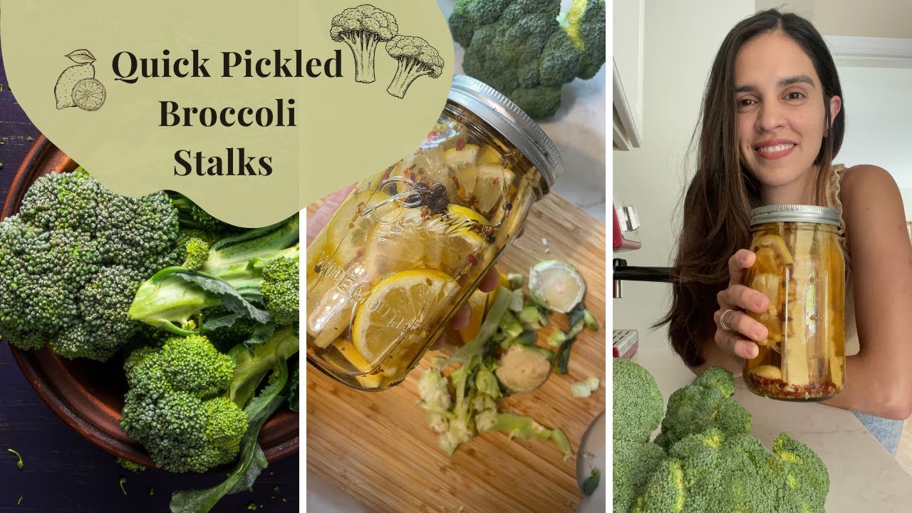 🥦Quick Pickled Broccoli Stalks🥦 - YouTube