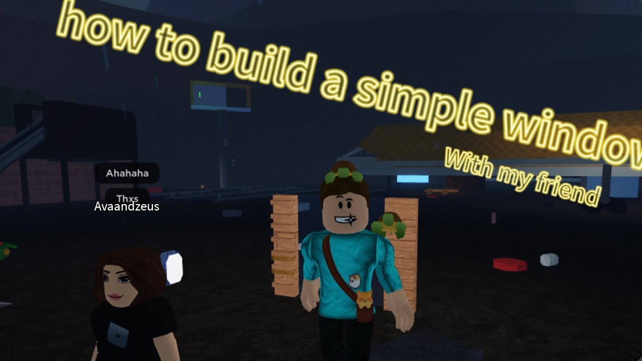 How to build a simple window - YouTube
