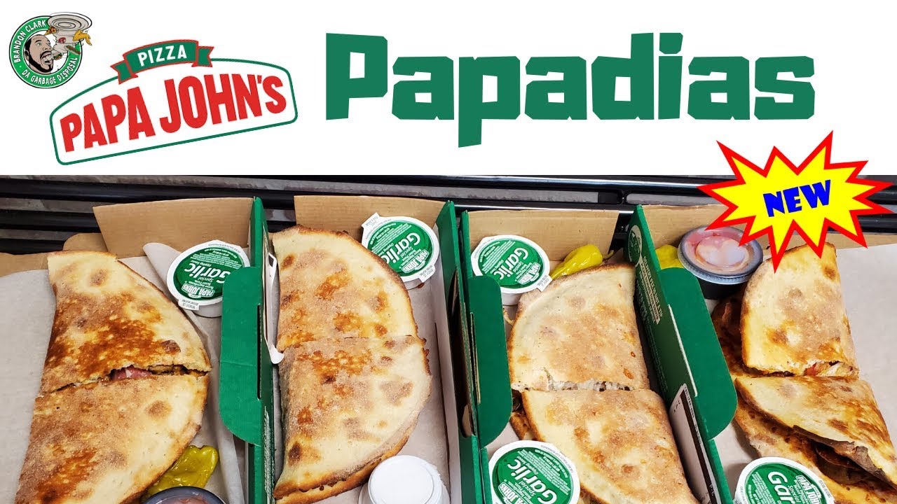 NEW Papa John's Papadias Sandwich Pizza | Memphis Tennessee - YouTube
