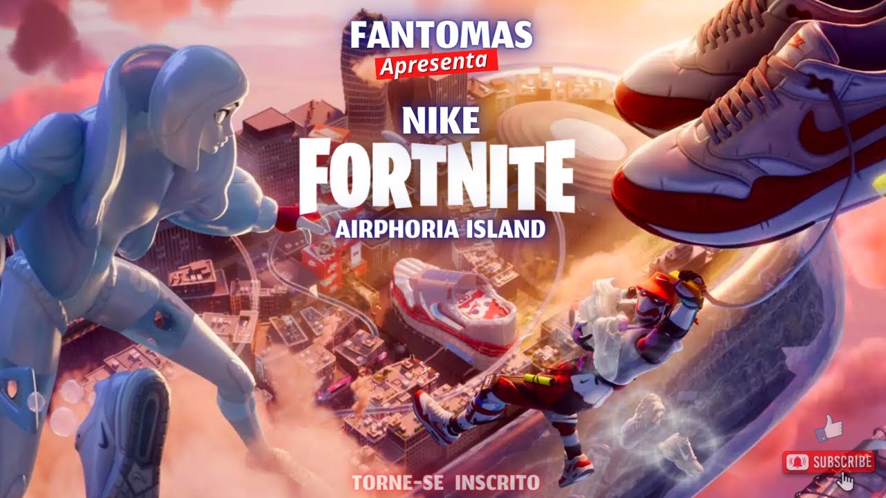 NIKE AIRPHORIA X FORTNITE - Jogamos a Ilha da Nike no Fortnite #Nike # ...